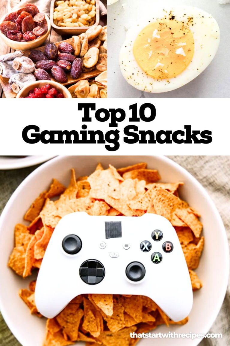 Top 10 Gaming Snacks – That Start With Recipes
